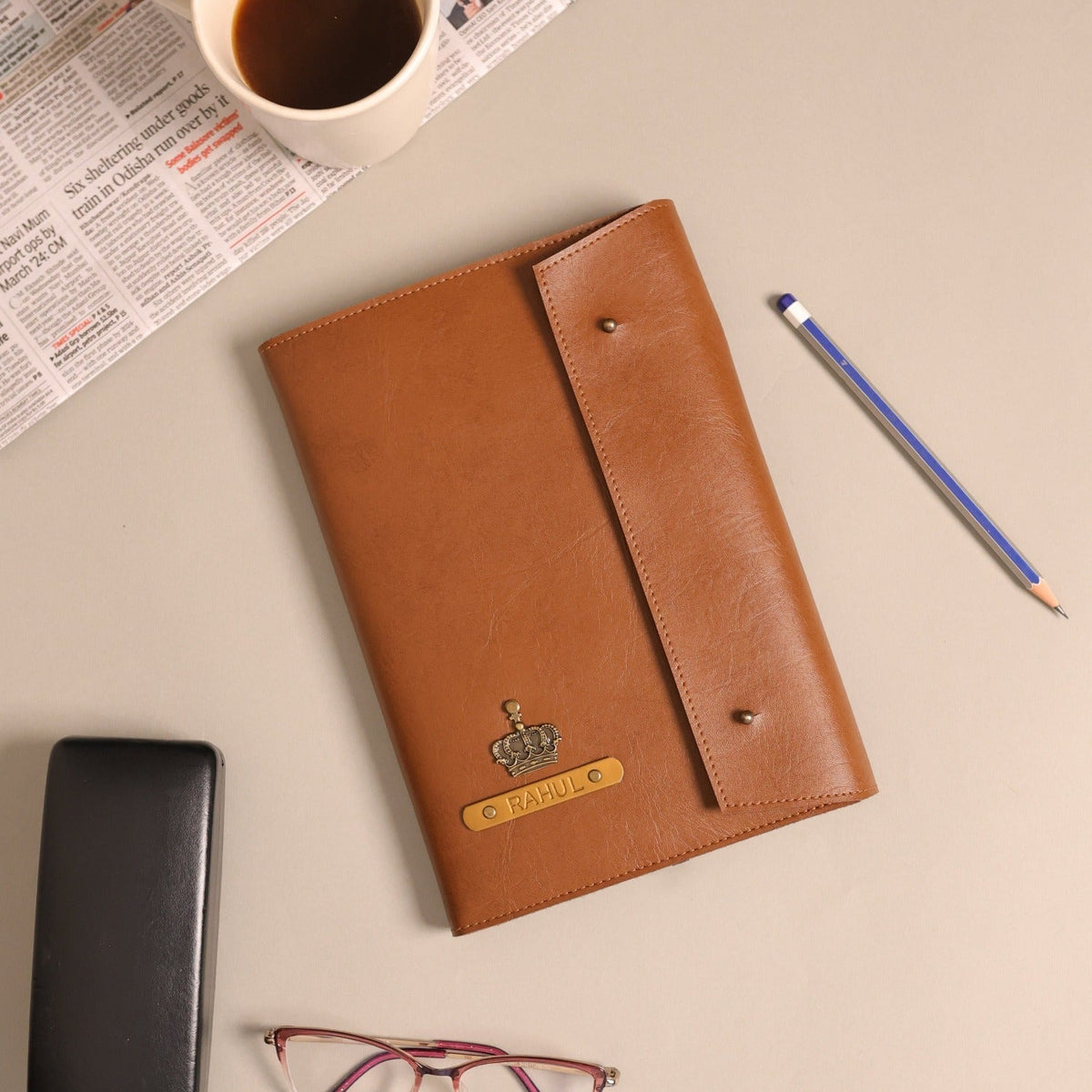 Vegan Leather Personalized Office Folder @ TheSignatureBox – The ...